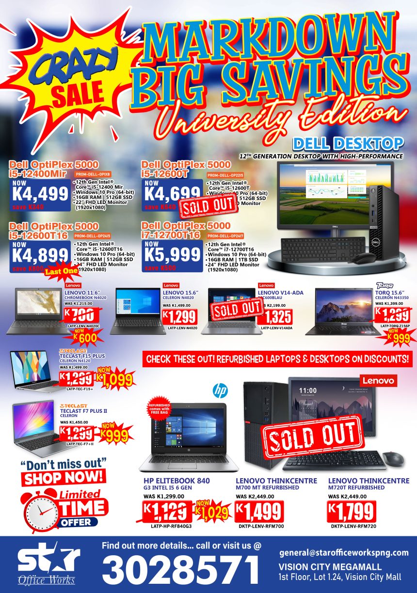 Mark Down Savings – Vision City