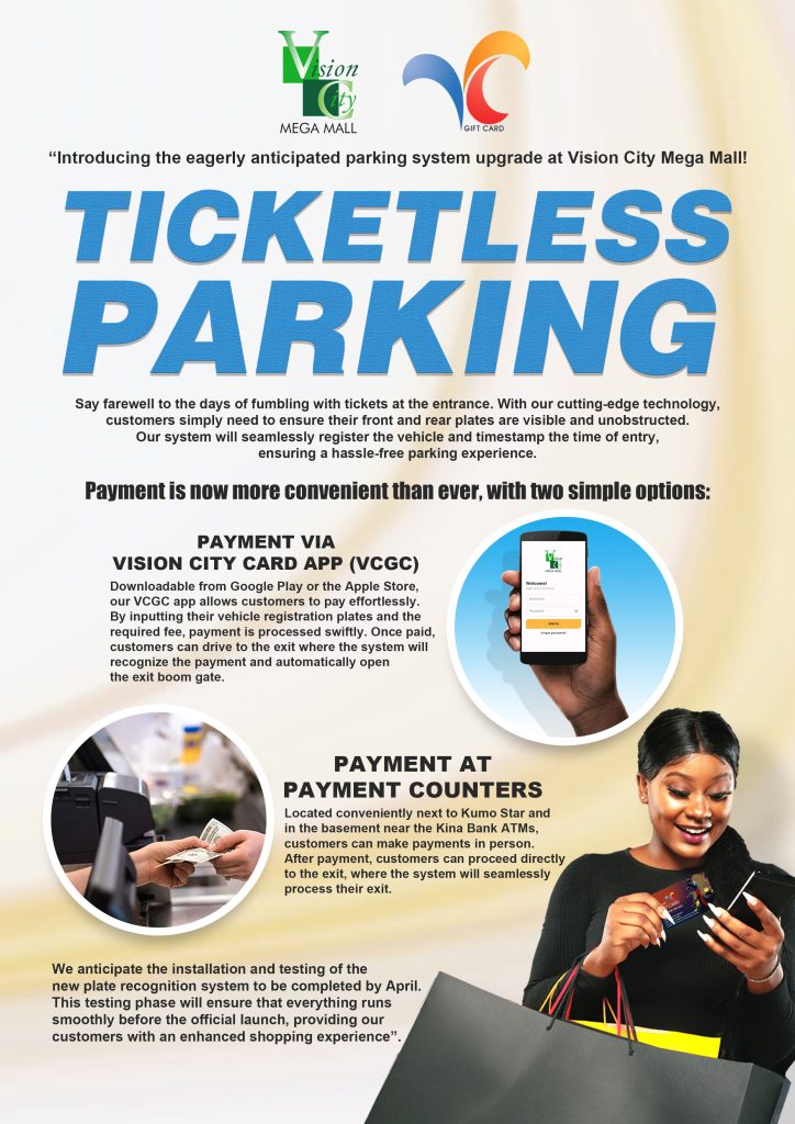 TICKETLESS PARKING – Vision City