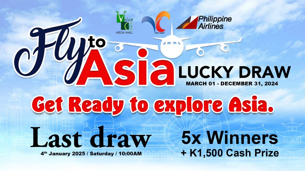 Fly to Asia Lucky Draw !!! – Vision City